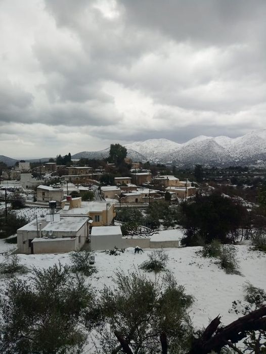Ρέθυμνο: φωτογραφίες από τα "παγωμένα" χωριά της Ρεθεμνιώτικης υπαίθρου ...