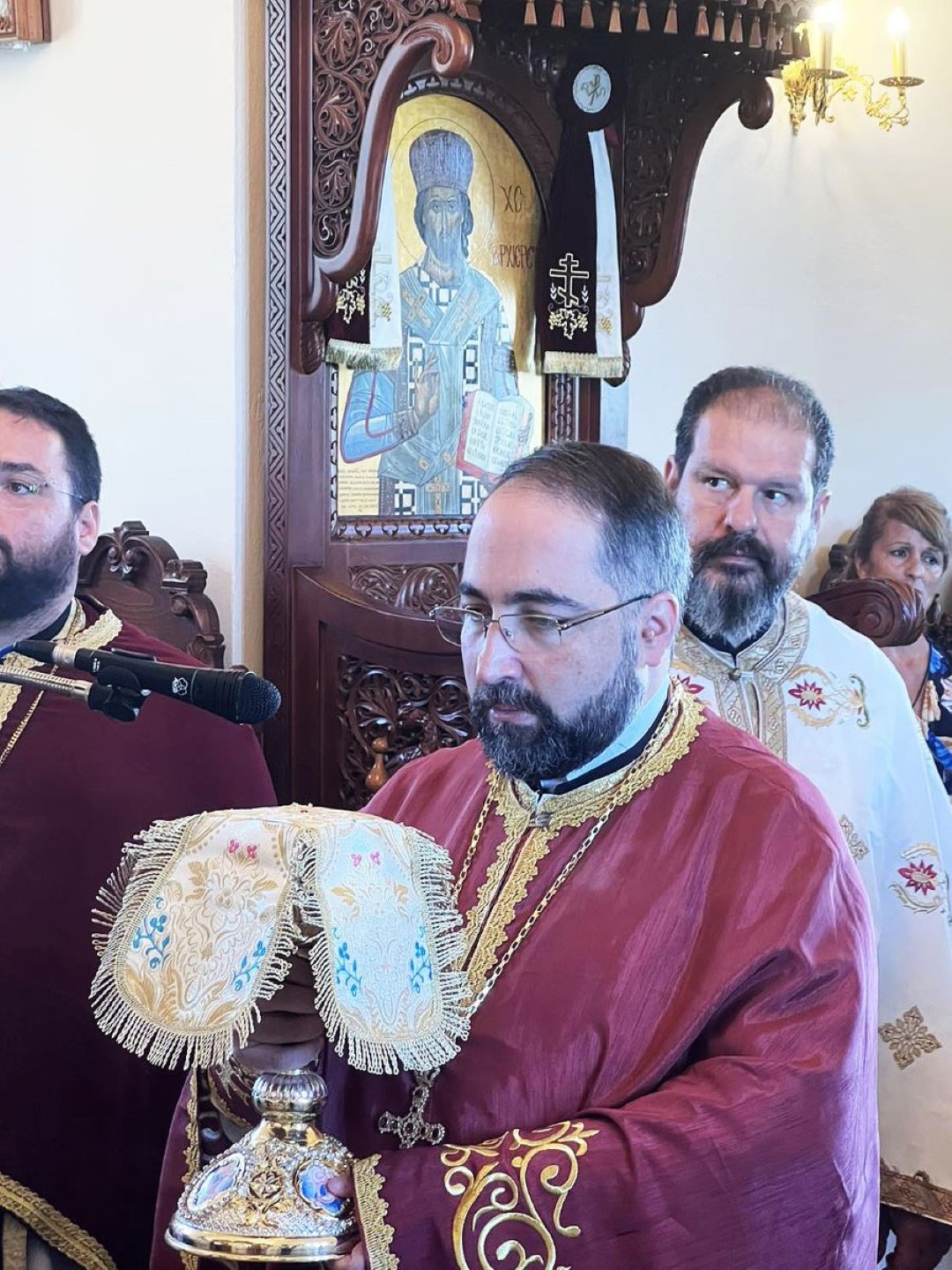 Η εορτή του Αγίου Παντελεήμονος στο Επισκοπείο της Ιεράς Μητροπόλεως ...