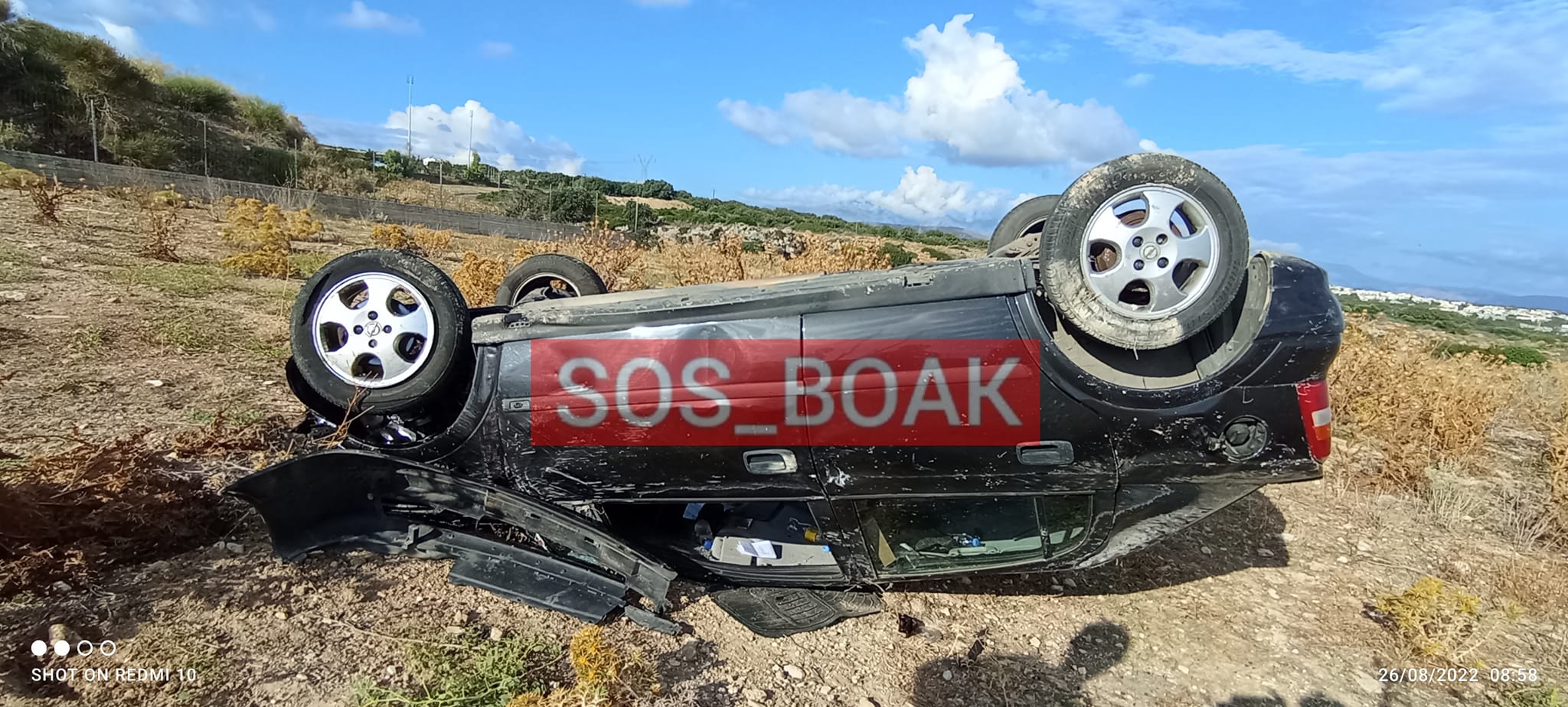 Ρέθυμνο: Τροχαίο ατύχημα στα Τρία Μοναστήρια | Rethemnos News