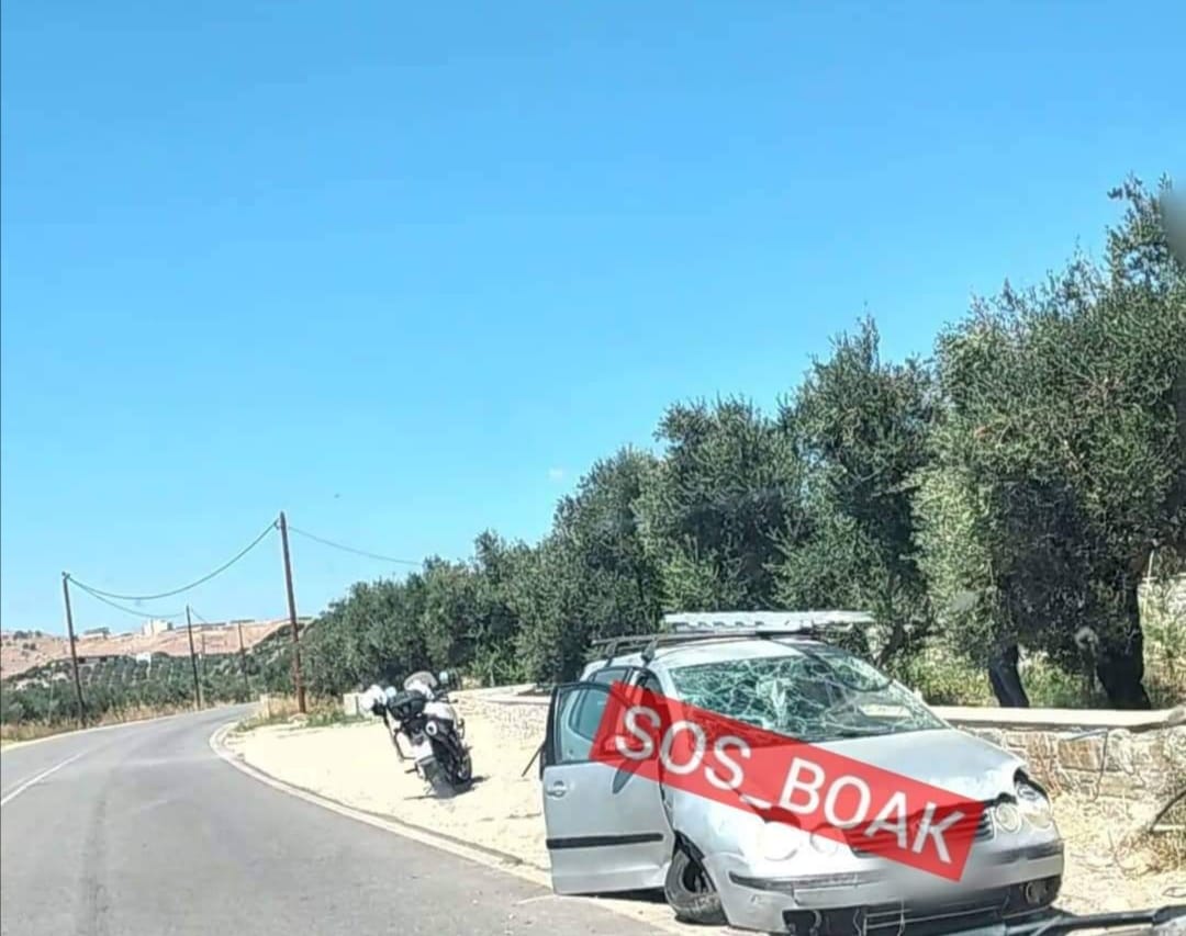 Ρέθυμνο: Ακόμα ένα τροχαίο ατύχημα στην επαρχιακή οδό Περάματος ...