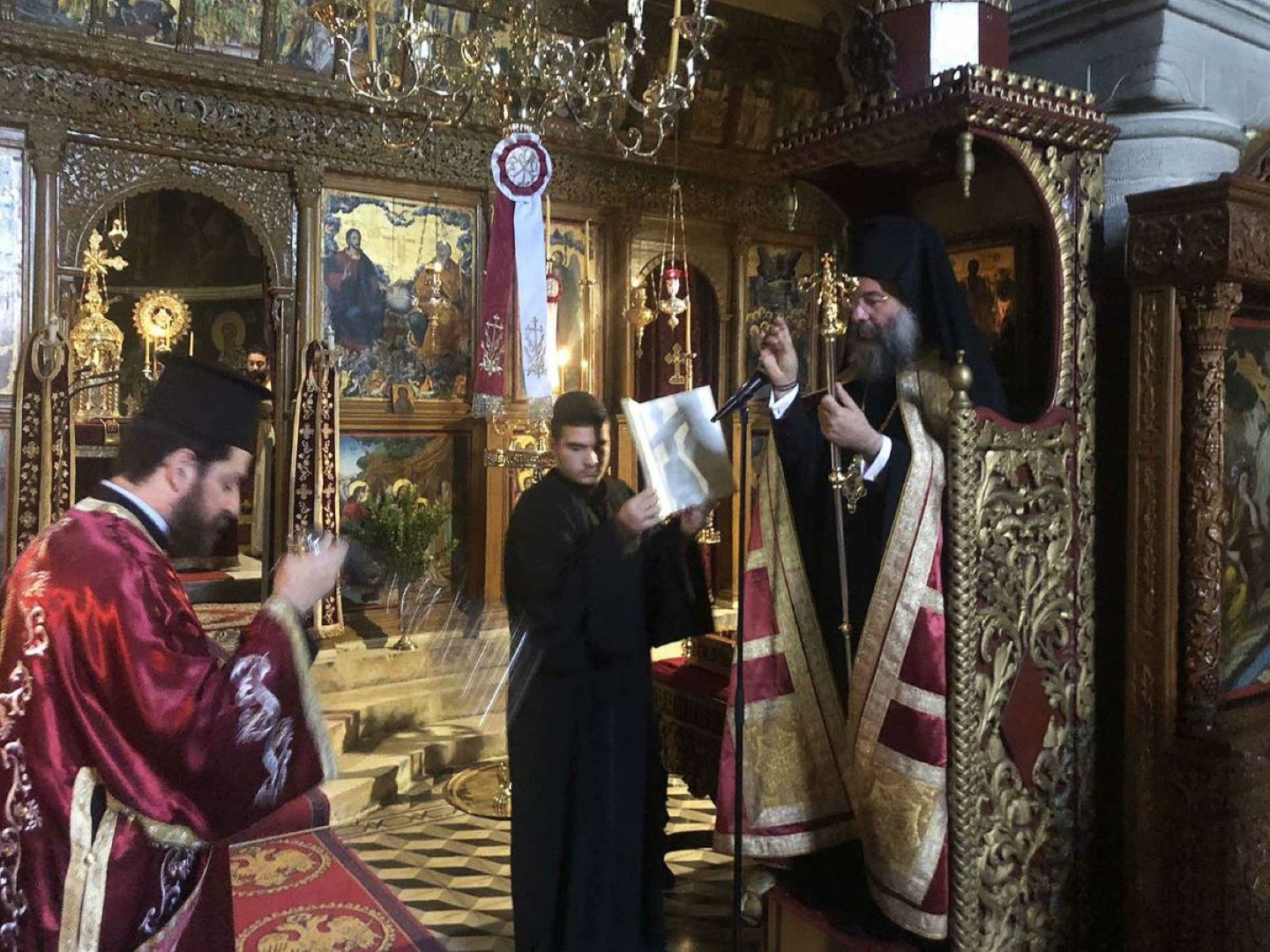 Η εορτή της Συνάξεως της Υπεραγίας Θεοτόκου στον Ι. Ν. Κοιμήσεως της ...