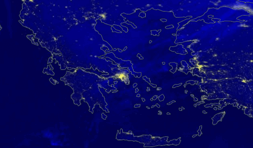 NASA: Η Ελλάδα από ψηλά - Δορυφορικές εικόνες από τις φωταγωγημένες ...