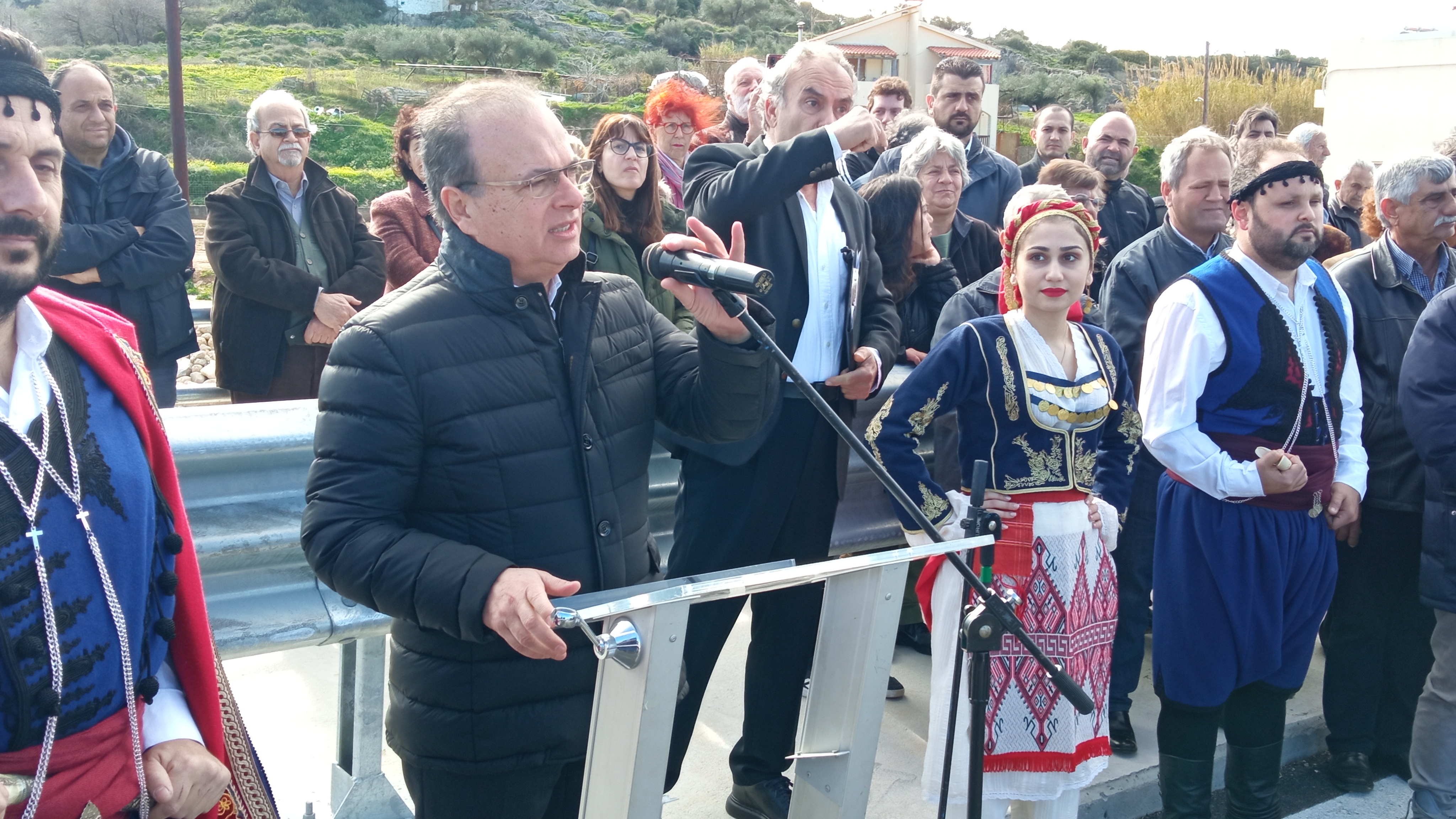Εγκαινιάστηκε η νέα γέφυρα του Σταυρωμένου | Rethemnos News