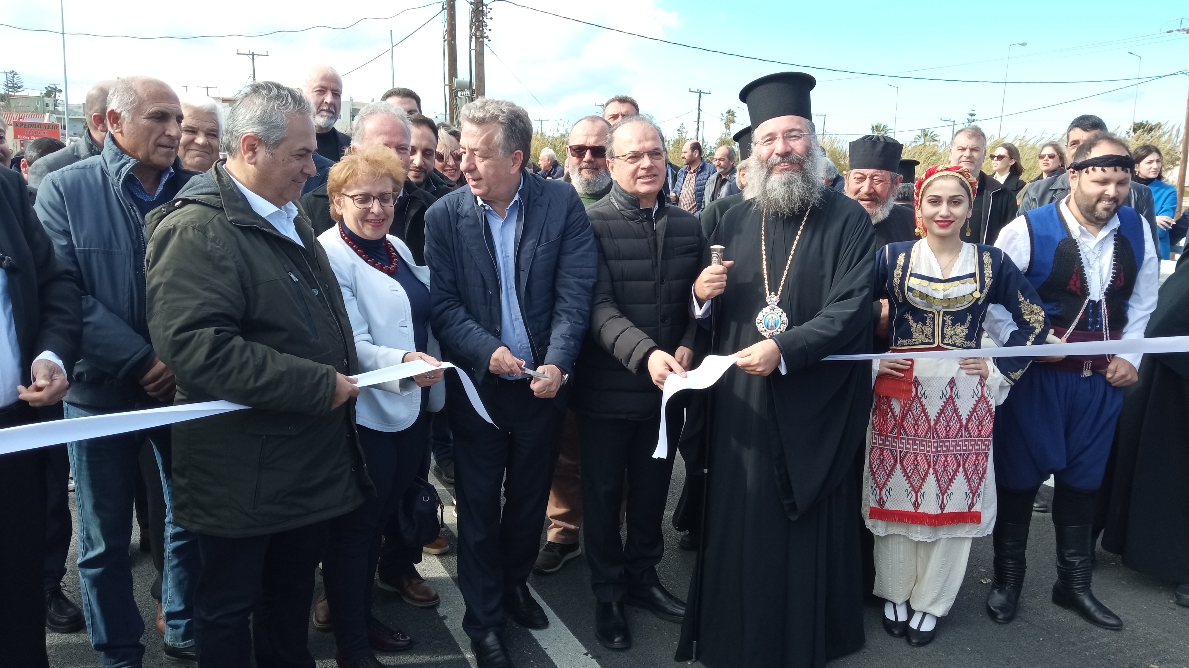 Εγκαινιάστηκε η νέα γέφυρα του Σταυρωμένου | Rethemnos News