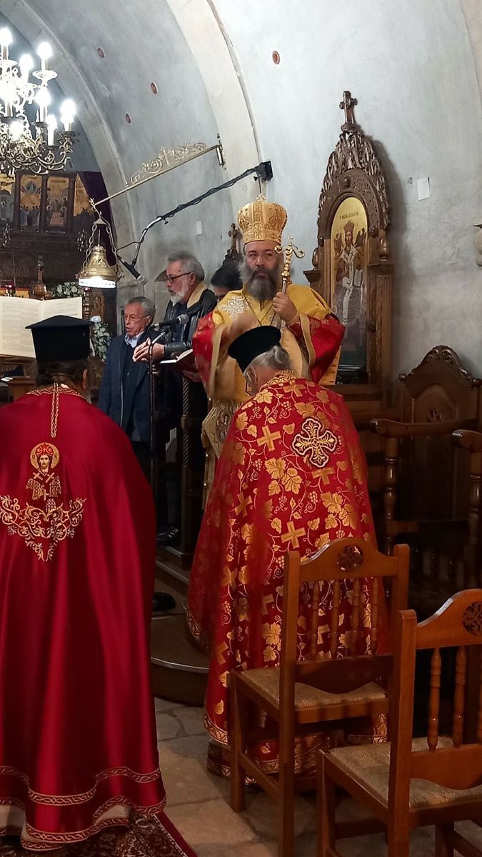 Ο Μητροπολίτης Ρεθύμνης και Αυλοποτάμου στον Ιερό Ναό του Αγίου ...