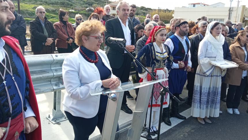 Εγκαινιάστηκε η νέα γέφυρα του Σταυρωμένου | Rethemnos News