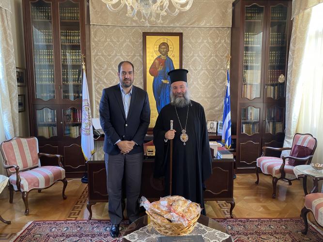Συνάντησεις Γιάννη Κεφαλογιάννη με τον Μητροπολίτη Ρεθύμνου και τον ...