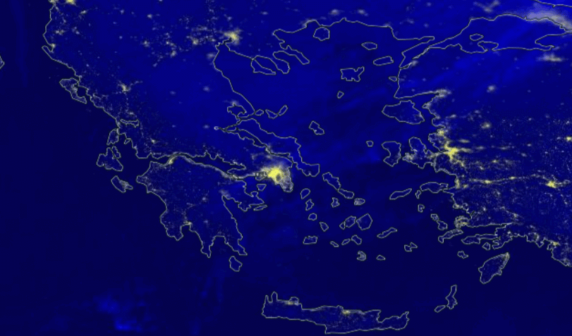 NASA: Η Ελλάδα από ψηλά - Δορυφορικές εικόνες από τις φωταγωγημένες ...