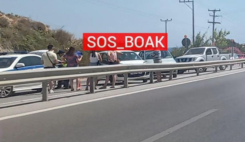 ΡΕΘΥΜΝΟ: Τροχαίο στο ύψος των έργων στο ΒΟΑΚ | Rethemnos News