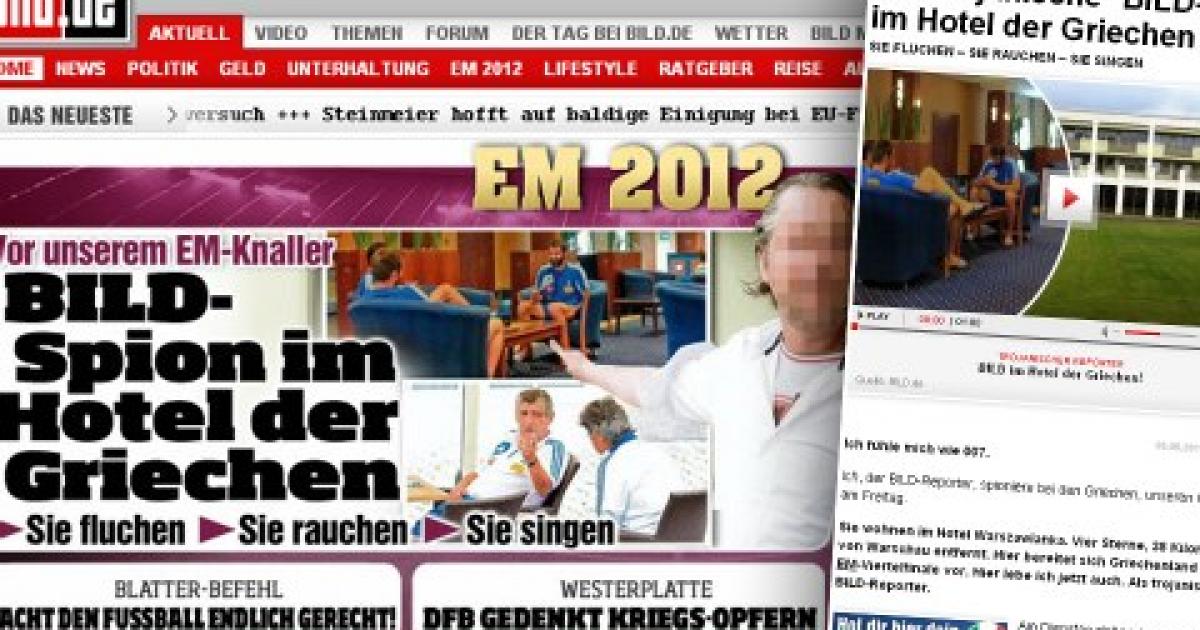 H BILD για την Εθνική Ελλάδος: Καπνίζουν, βρίζουν κι όλη την ώρα πίνουν ...