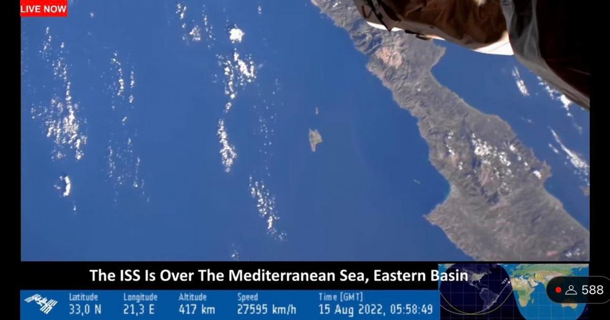 Εντυπωσιακές εικόνες της Κρήτης από τον Διεθνή Διαστημικό Σταθμό ...