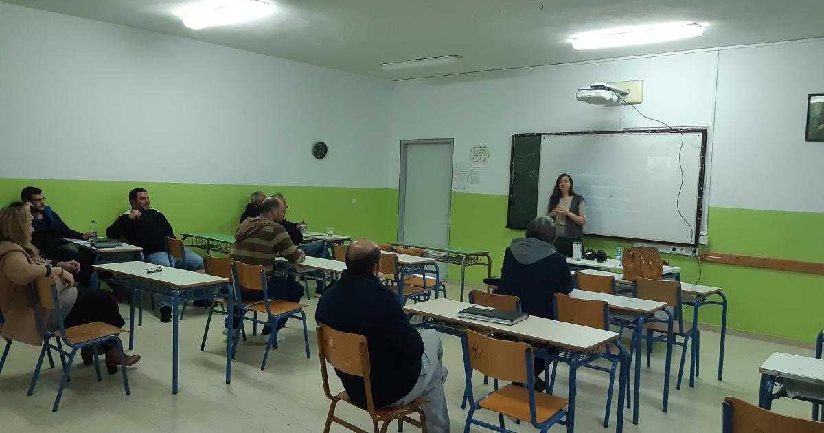 Ομιλία της Διατροφολόγου κας Κυριακοπούλου – Παπαδάκη στο Σχολείο ...
