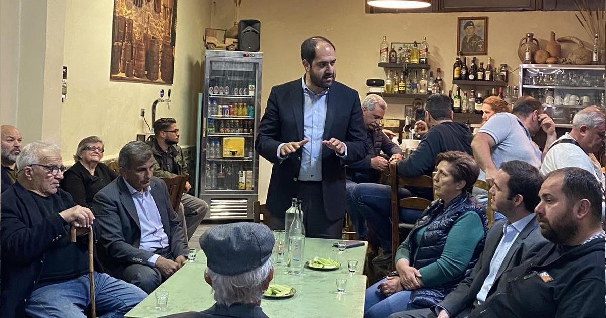 Περιοδεία και επισκέψεις Γιάννη Κεφαλογιάννη σε χωριά του Αμαρίου και ...