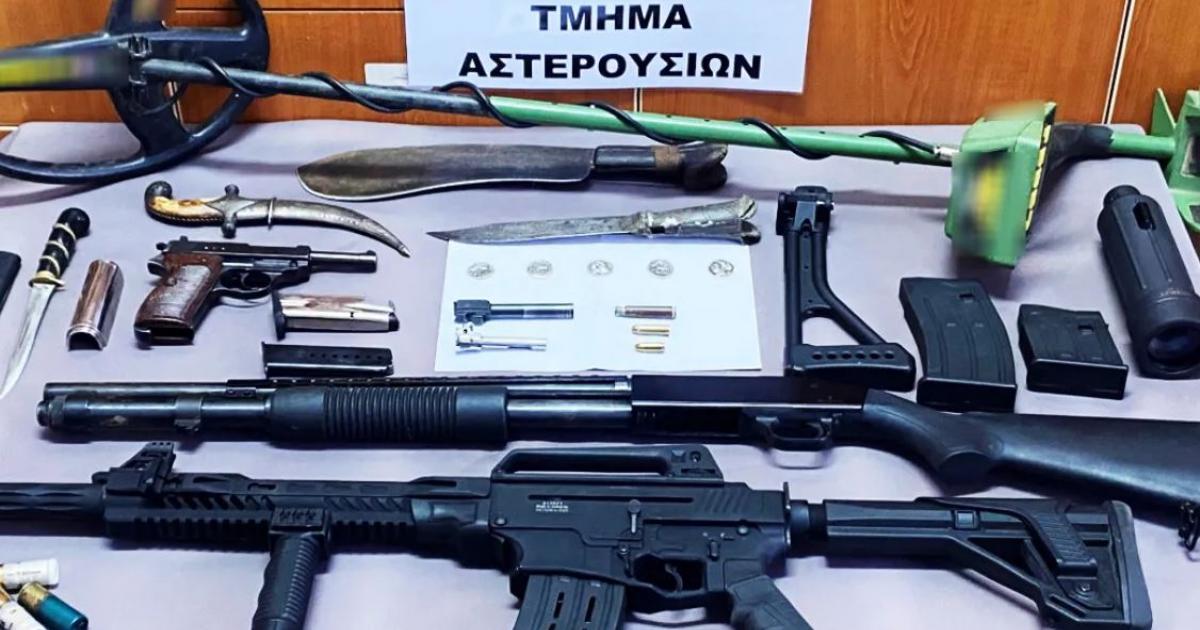 Πλούσια σοδειά της ΕΛ.ΑΣ. στην Κρήτη: Από οβίδες, χειροβομβίδες και ...