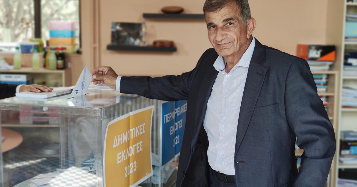 Δήμος Αμαρίου: Το εκλογικό του δικαίωμα άσκησε ο Παντελης Μουρτζανός ...