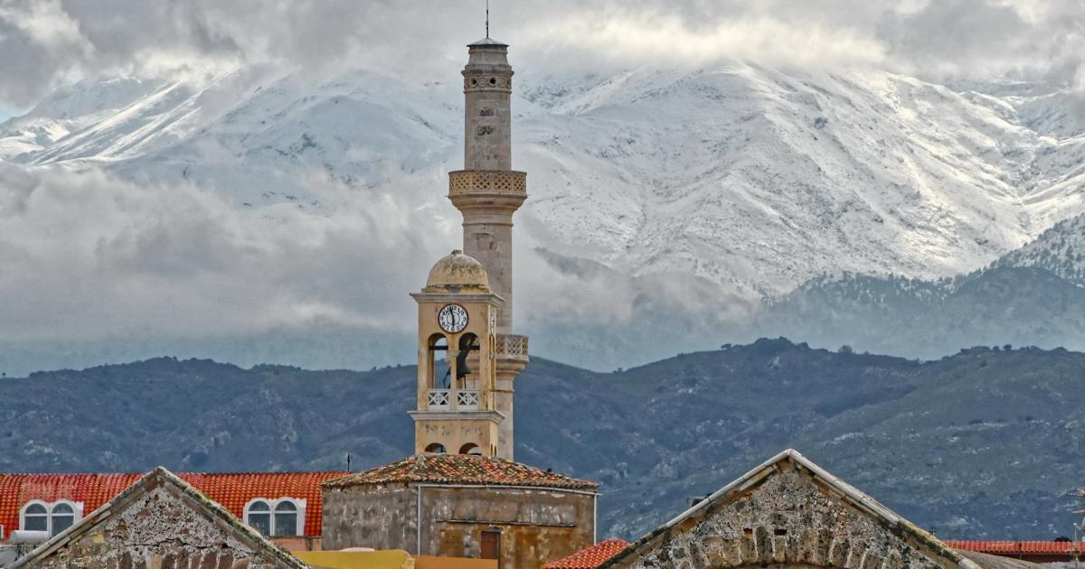 Εντυπωσιακές εικόνες από τα χιονισμένα ορεινά της Κρήτης | Rethemnos News